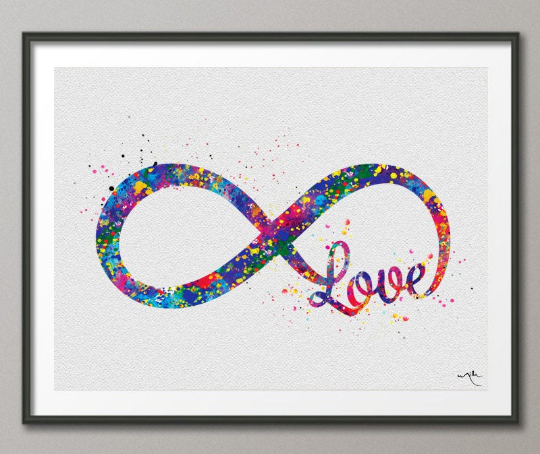 Infinity Love Symbol Drawing